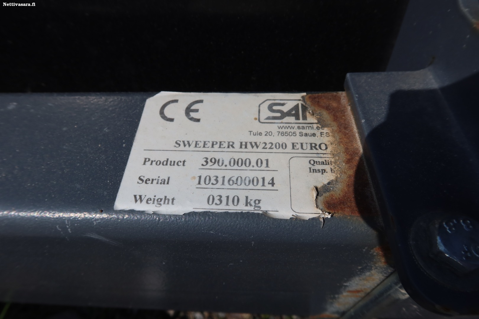 Nettivasara - Huutokauppa, Konkurssihuutokauppaa & Realisointia - Avoharja SAMI HW2200, Euro (58)